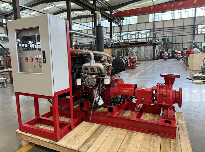 Diesel Horizontal Single Stage Fire Pump Set | HRZL Pumps